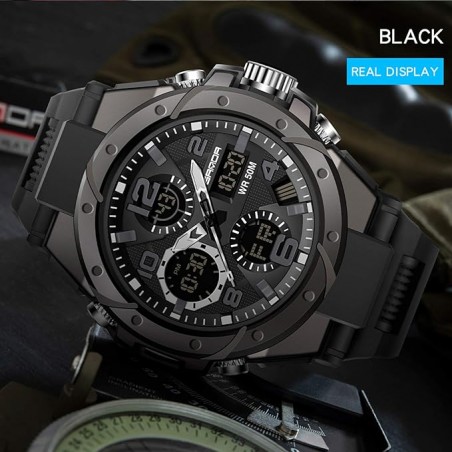 Montre Tactique Militaire Sport Homme — Précision et Résistance YAKEDA
