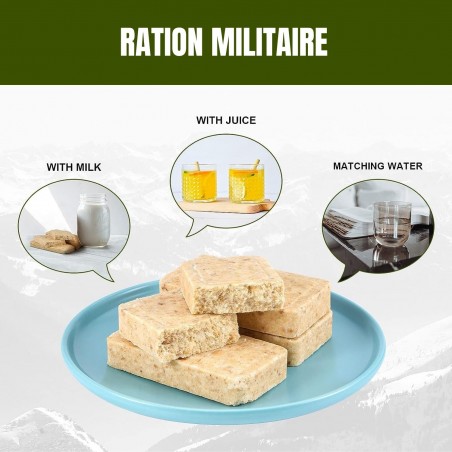 Ration Militaire de Survie — Repas Complet Longue Conservation