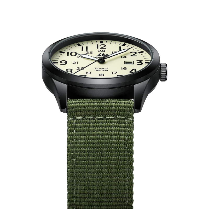 Montre militaire tissu kaki