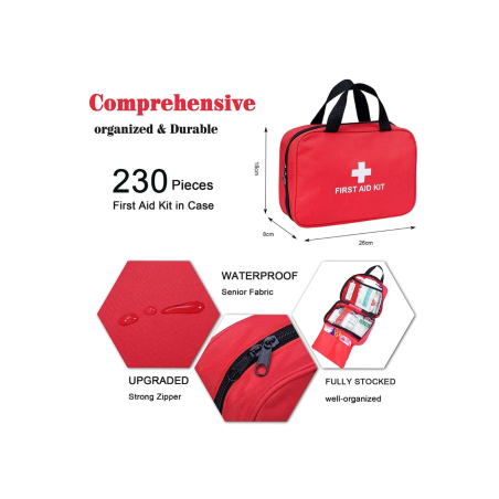 Trousse de Premier Secours 230 Pieces