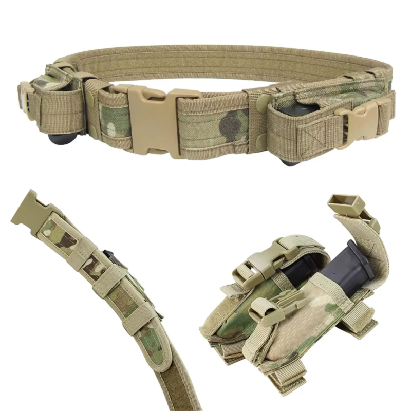 Ceinturon Tactique Militaire avec Accessoires — Kit Complet